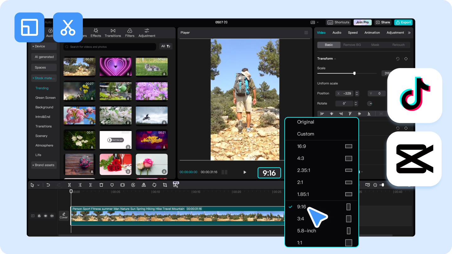 Cập nhật kích thước video Tiktok chuẩn mới nhất 2025
